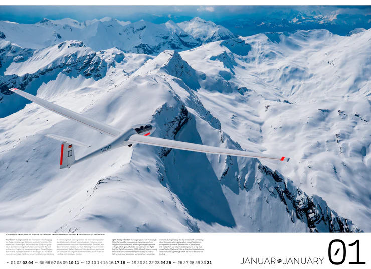 Gliding Aviation Calendar 2026 | Navboys